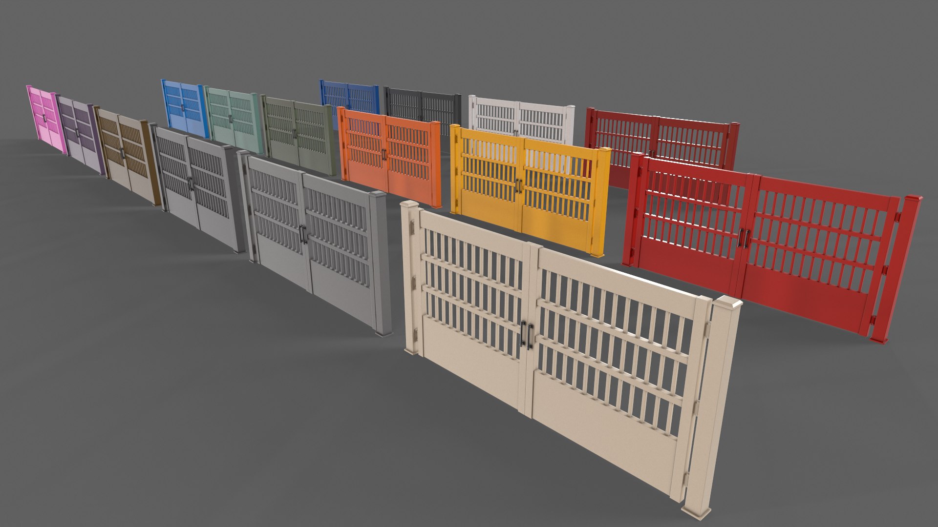 PBR Gate C5 3D Model - TurboSquid 2357135