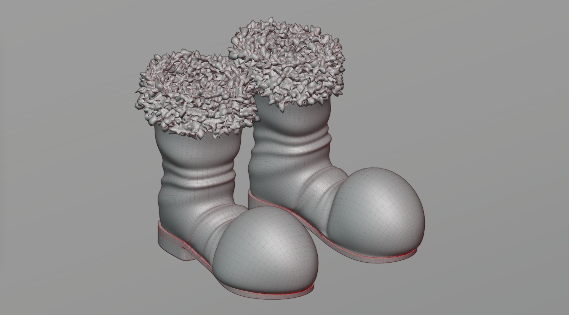 modelo 3d Zapatos de santa - TurboSquid 1813524