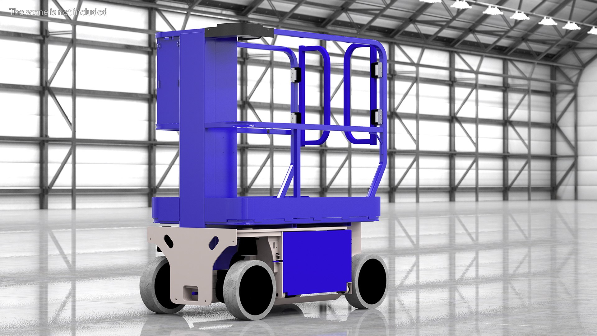 Vertical Mast Lift Folded New 3D Model - TurboSquid 1870678
