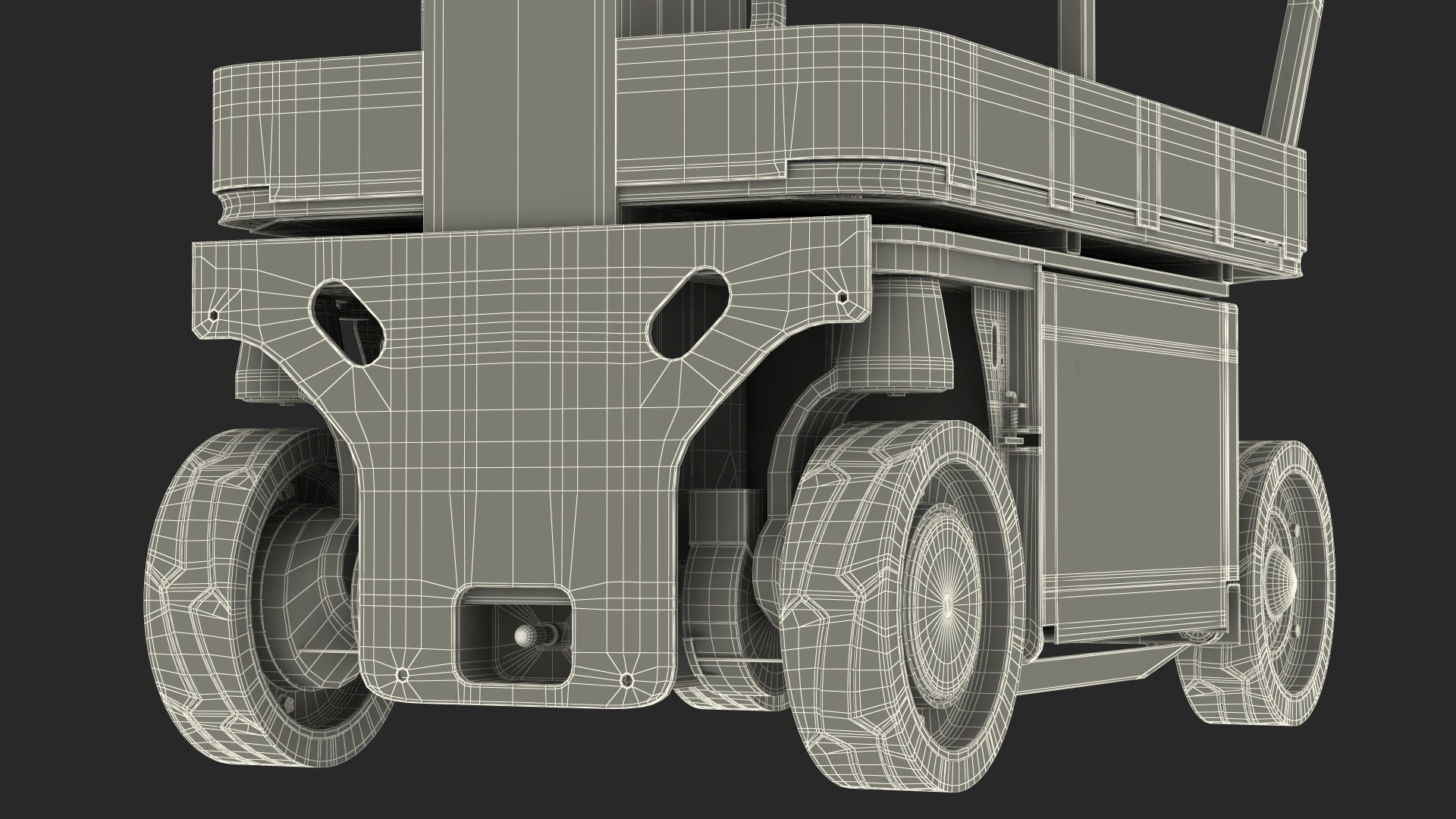 Vertical Mast Lift Folded New 3D model - TurboSquid 1870678
