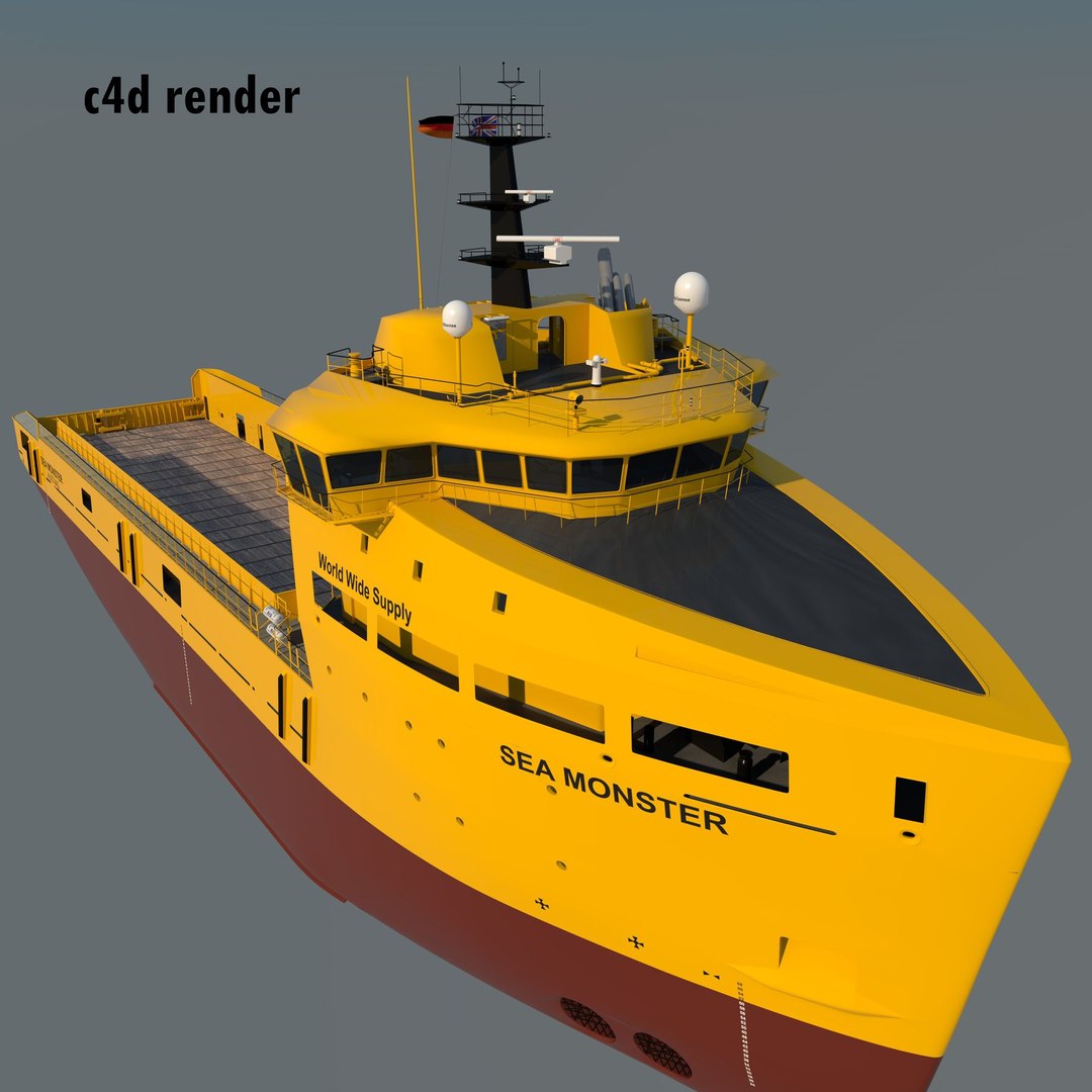 Advanced Sea Monster 3d Model