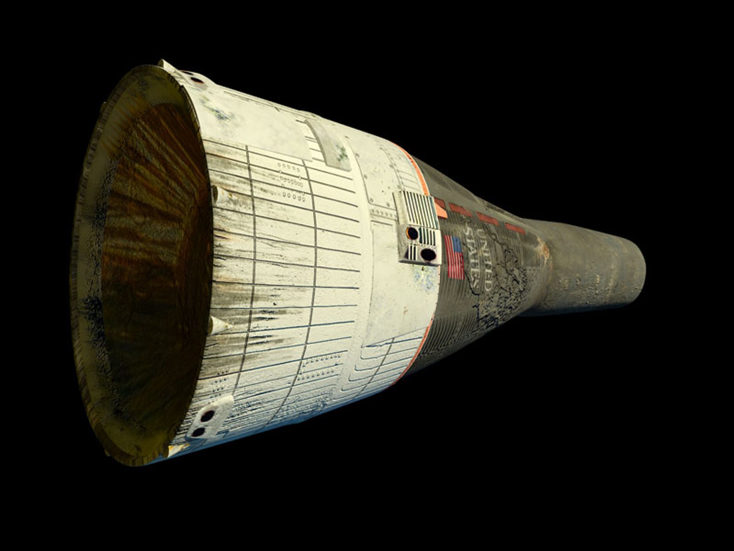 Gemini Space Capsule 3d Max