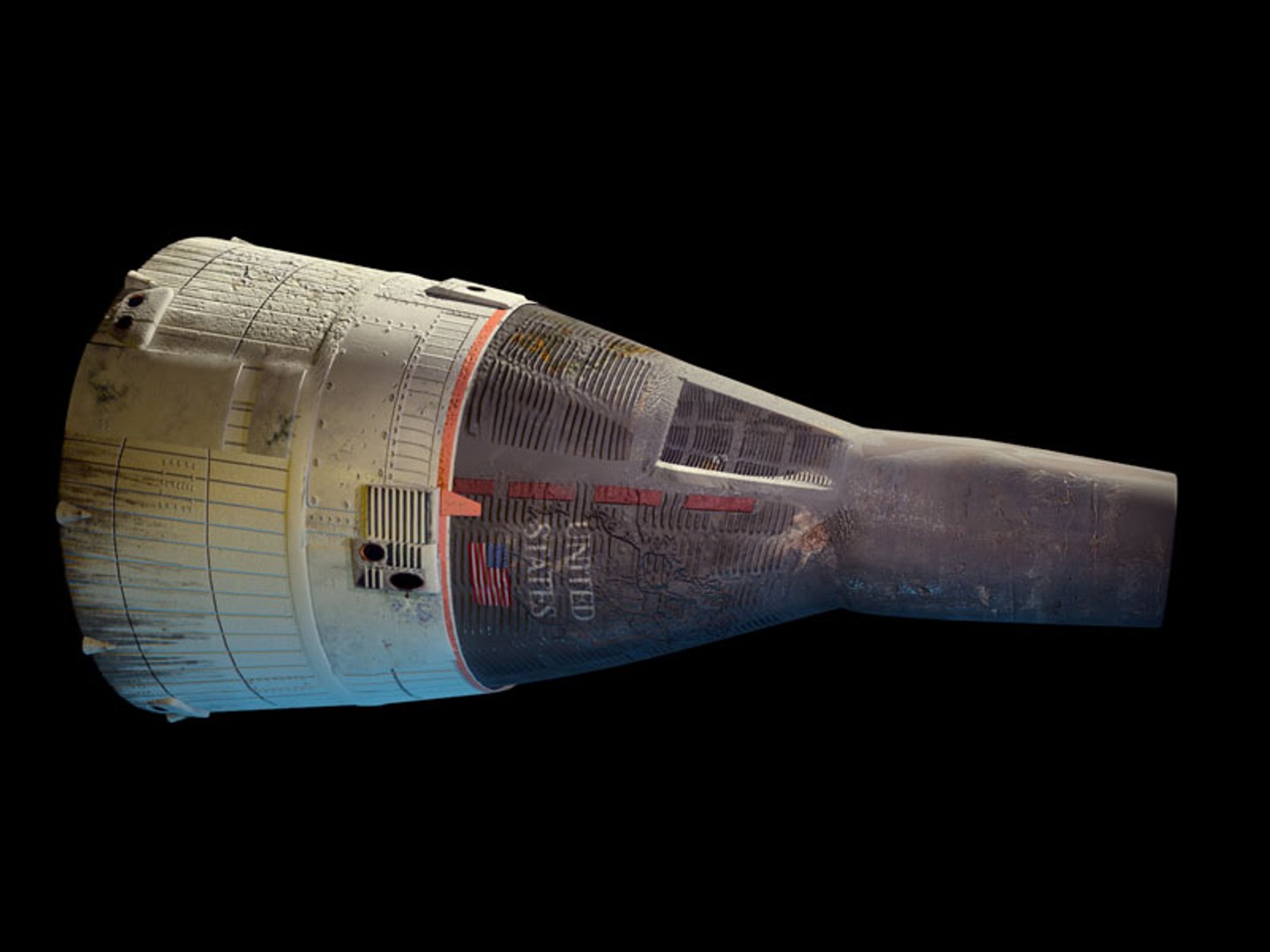 Gemini Space Capsule 3d Max