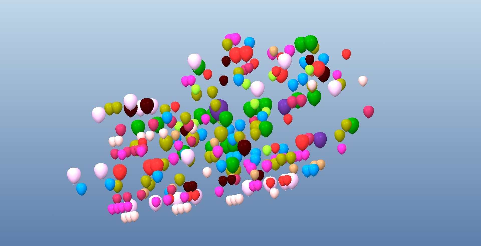 balloons heart 4k ige