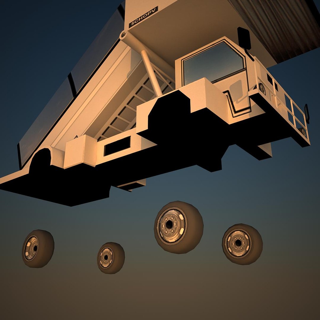 Passenger Steps 3D Model - TurboSquid 1173780