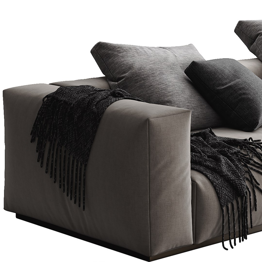 Flexform lario sofa 3D model - TurboSquid 1568713