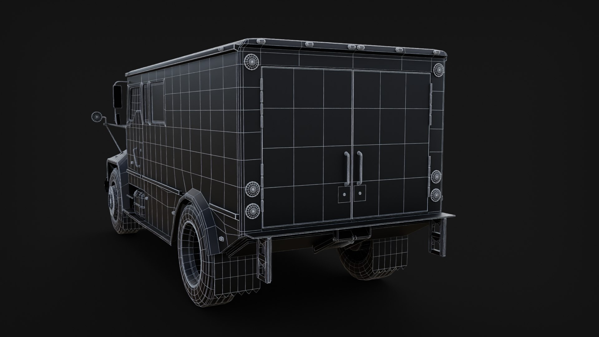 3D Bank Armoured Security Van - TurboSquid 2261447