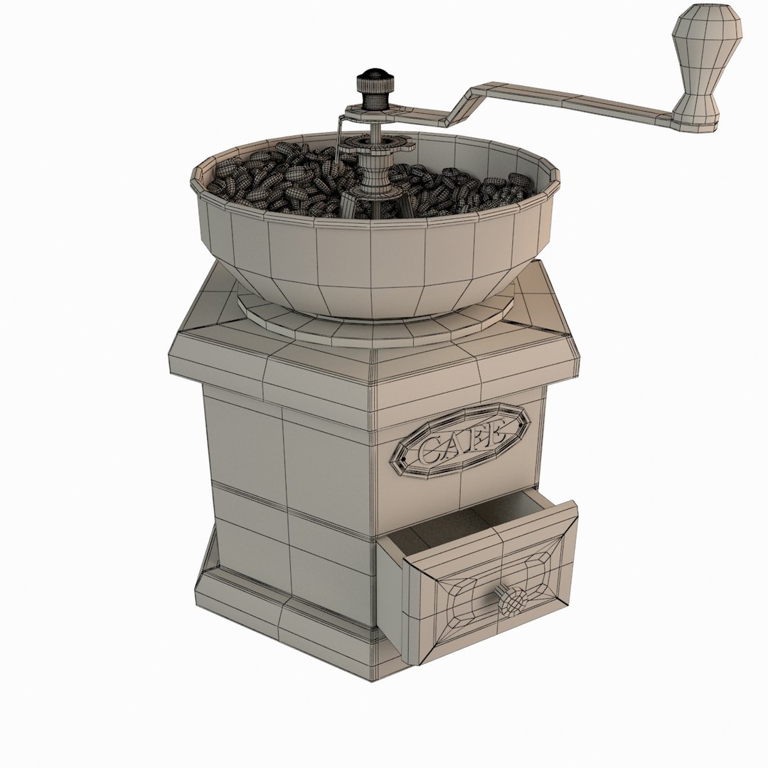 3d Coffee Grinder Model