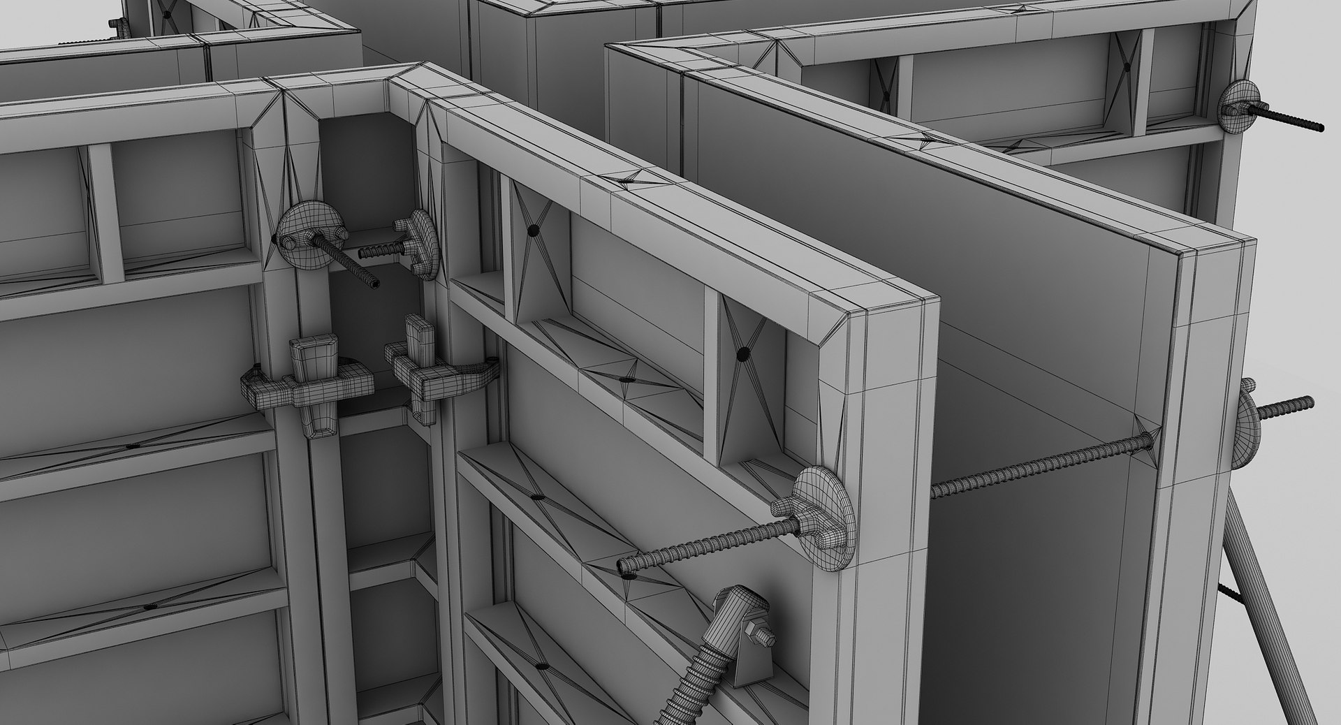 Formwork Corner 3D - TurboSquid 1211746