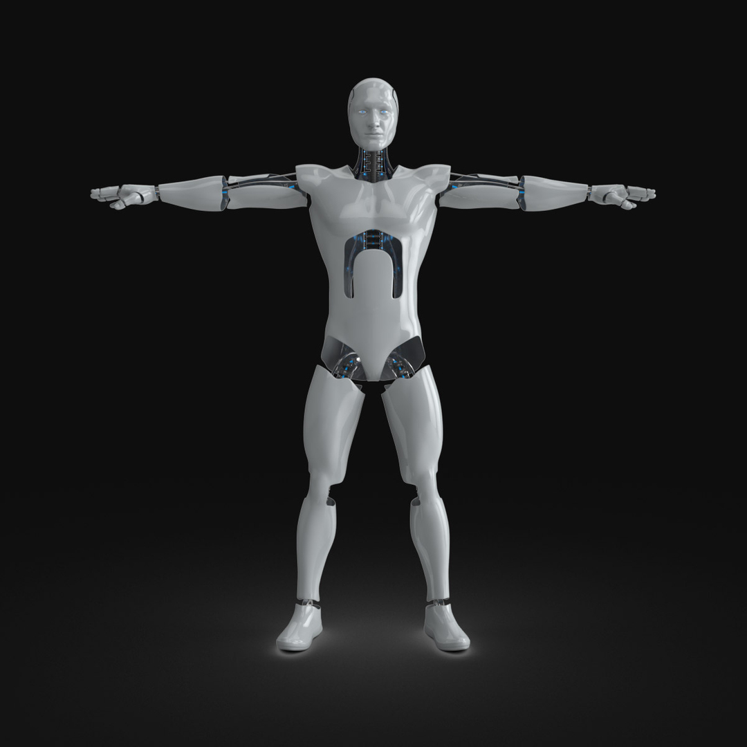 Rigged Cyborg Male 3D Model - TurboSquid 1165831