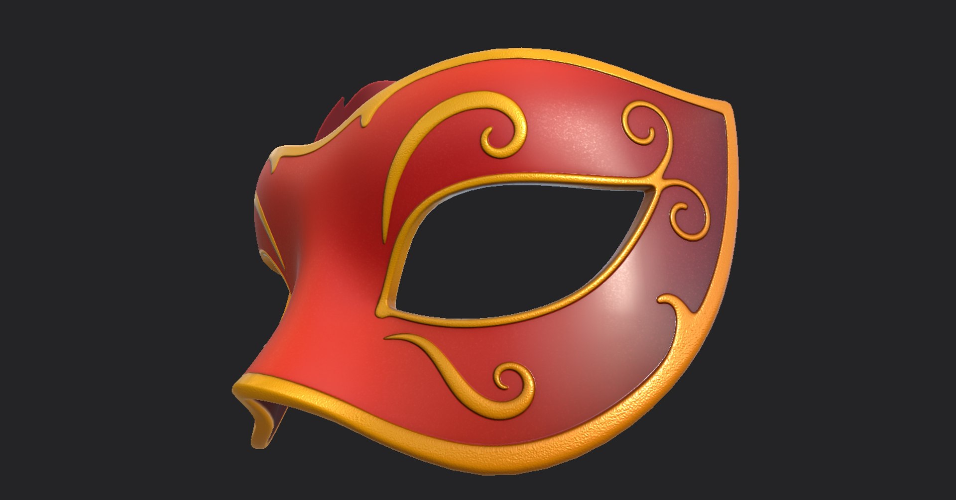 Carnival Mask 3D Model - TurboSquid 1419275