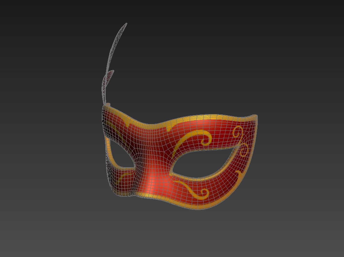 Carnival Mask 3D Model - TurboSquid 1419275
