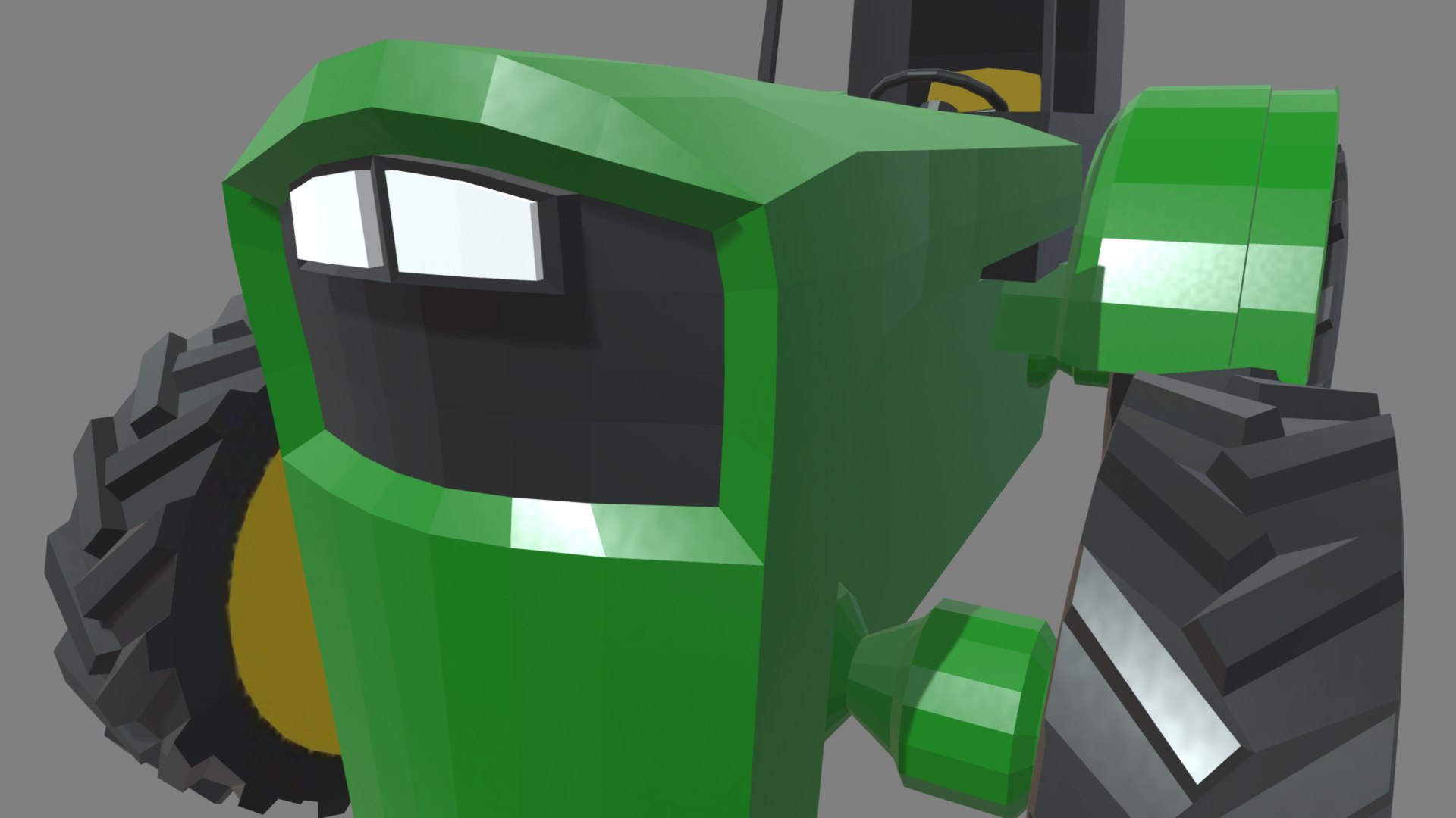 3D Model Low Poly Tractor 01 - TurboSquid 2175212