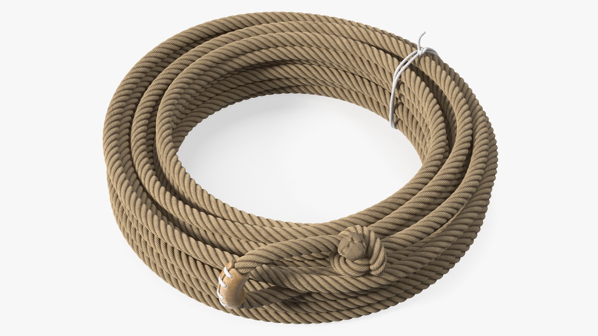 3D Rodeo Lasso Rope Folded - TurboSquid 2160940