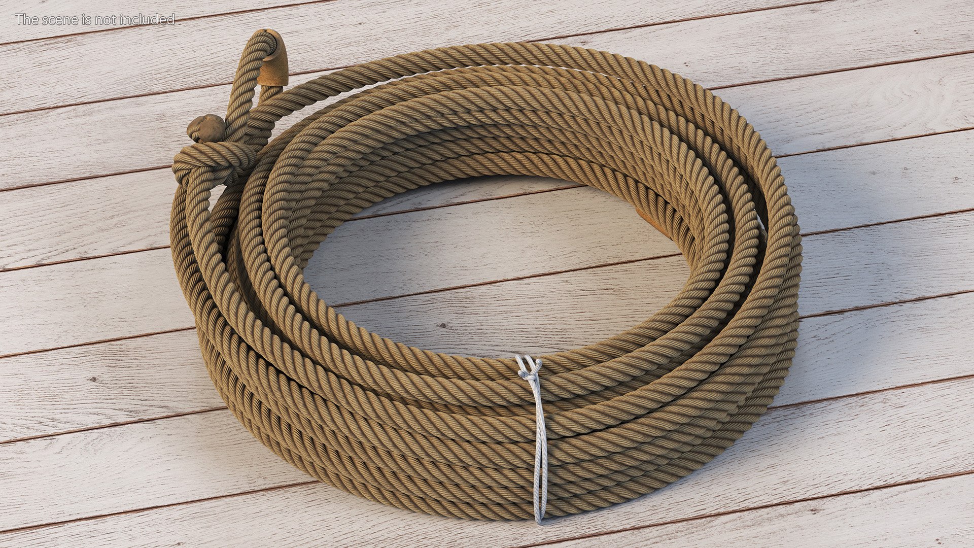 3D Rodeo Lasso Rope Folded - TurboSquid 2160940