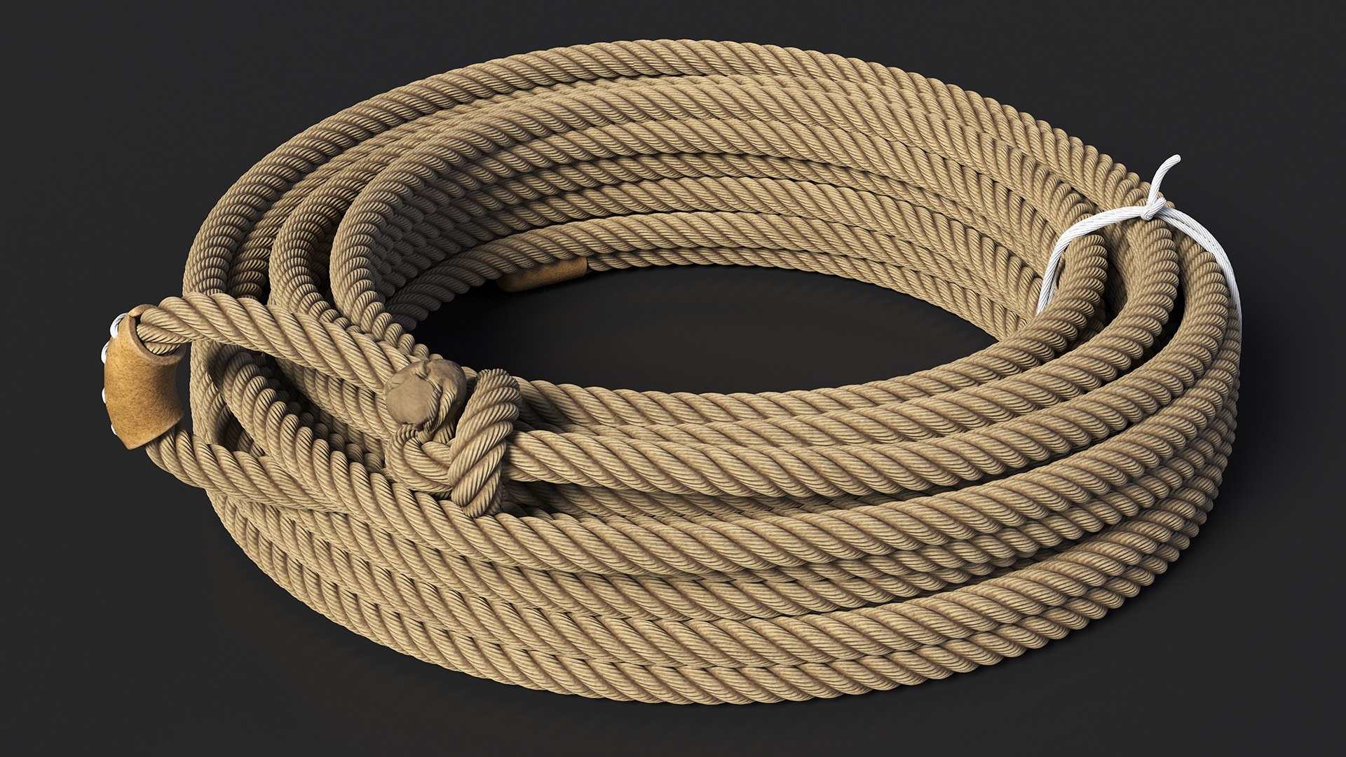 3D Rodeo Lasso Rope Folded - TurboSquid 2160940