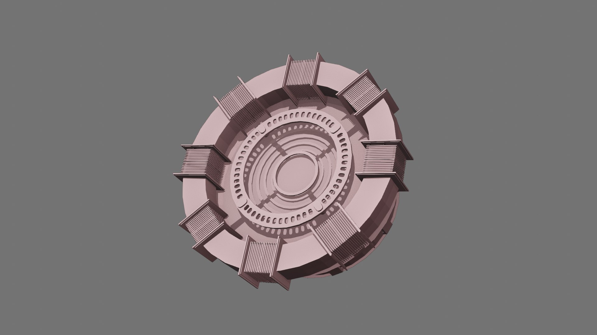 Arc Reactor Mark 1 Helmet Iron Man Model - TurboSquid 2358106