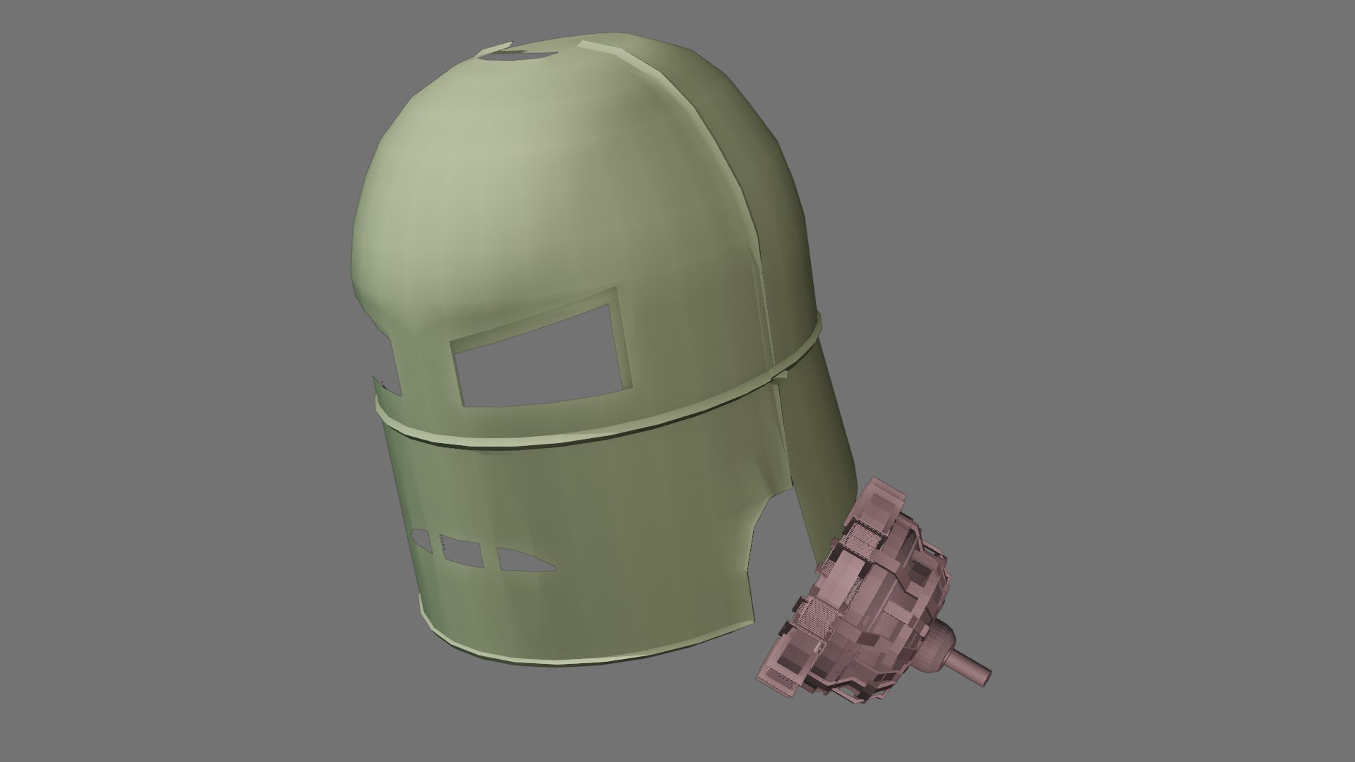 Arc Reactor Mark 1 Helmet Iron Man Model - TurboSquid 2358106