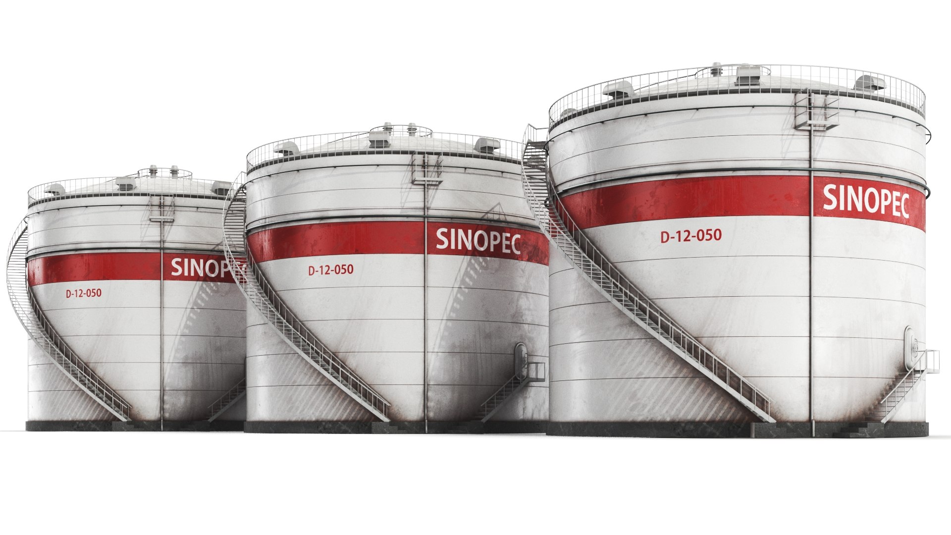 3D Detailed Cylindrical Gas Tank Model - TurboSquid 2336574
