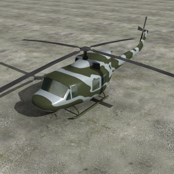 helicopter 3d model