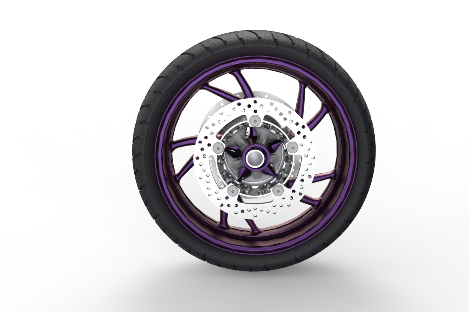 3D Model Motorcycle Wheels - TurboSquid 1557862