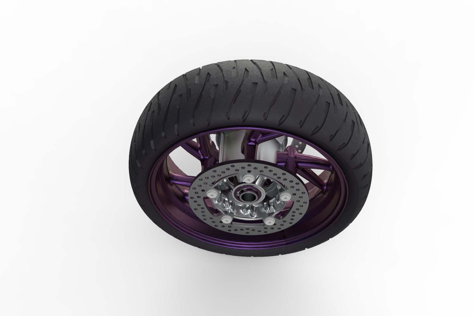 3D Model Motorcycle Wheels - TurboSquid 1557862
