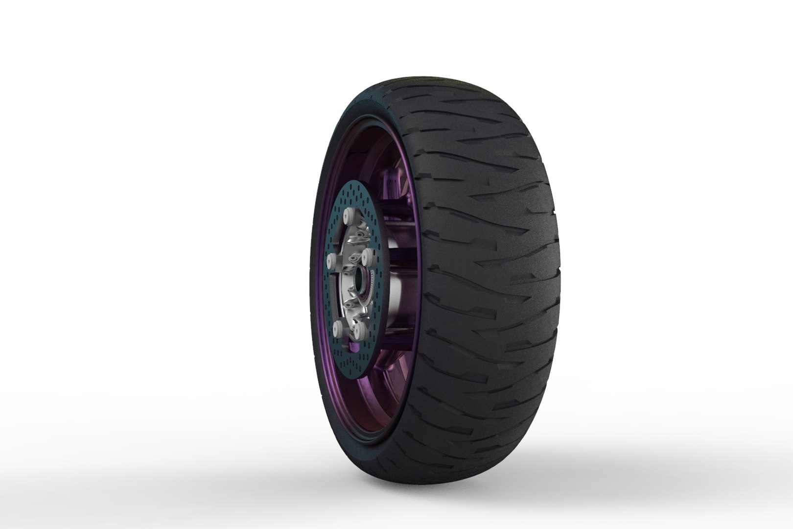 3D Model Motorcycle Wheels - TurboSquid 1557862