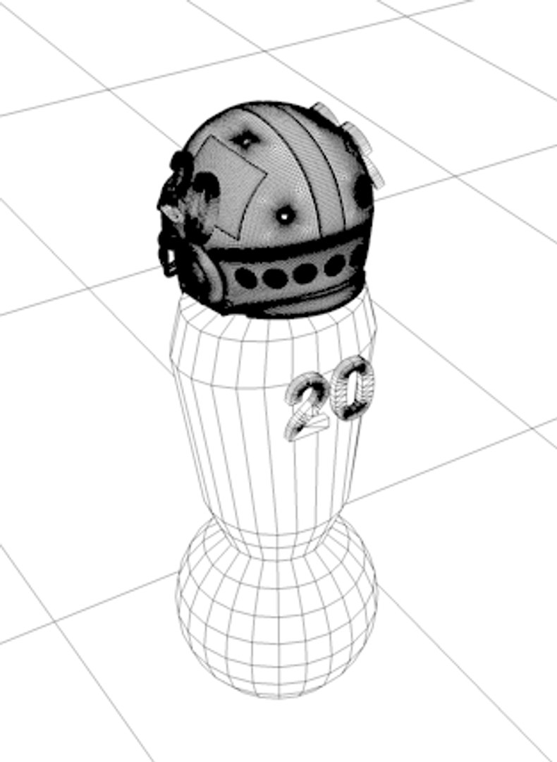 Football Dummy 3d Model