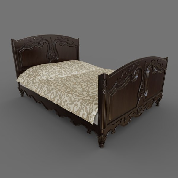 Queen Bed 3D Models for Download | TurboSquid