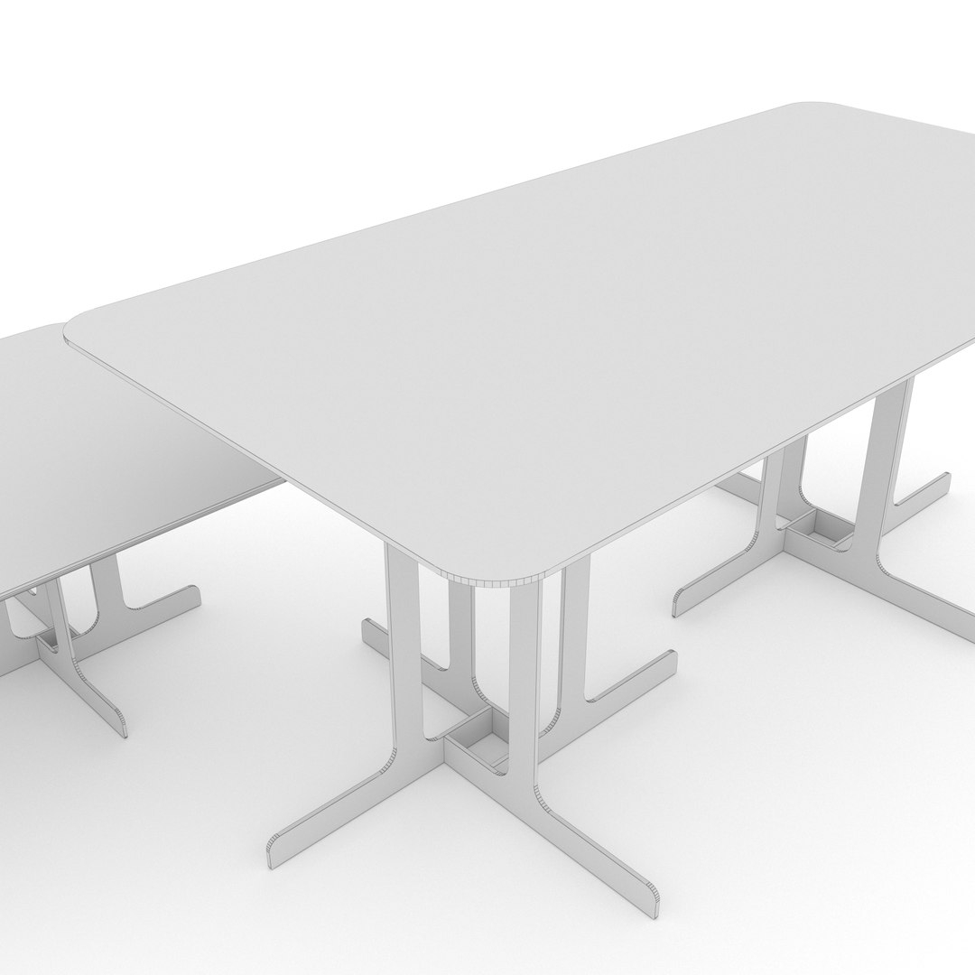 3D Model Metal Leg Table - TurboSquid 2245514