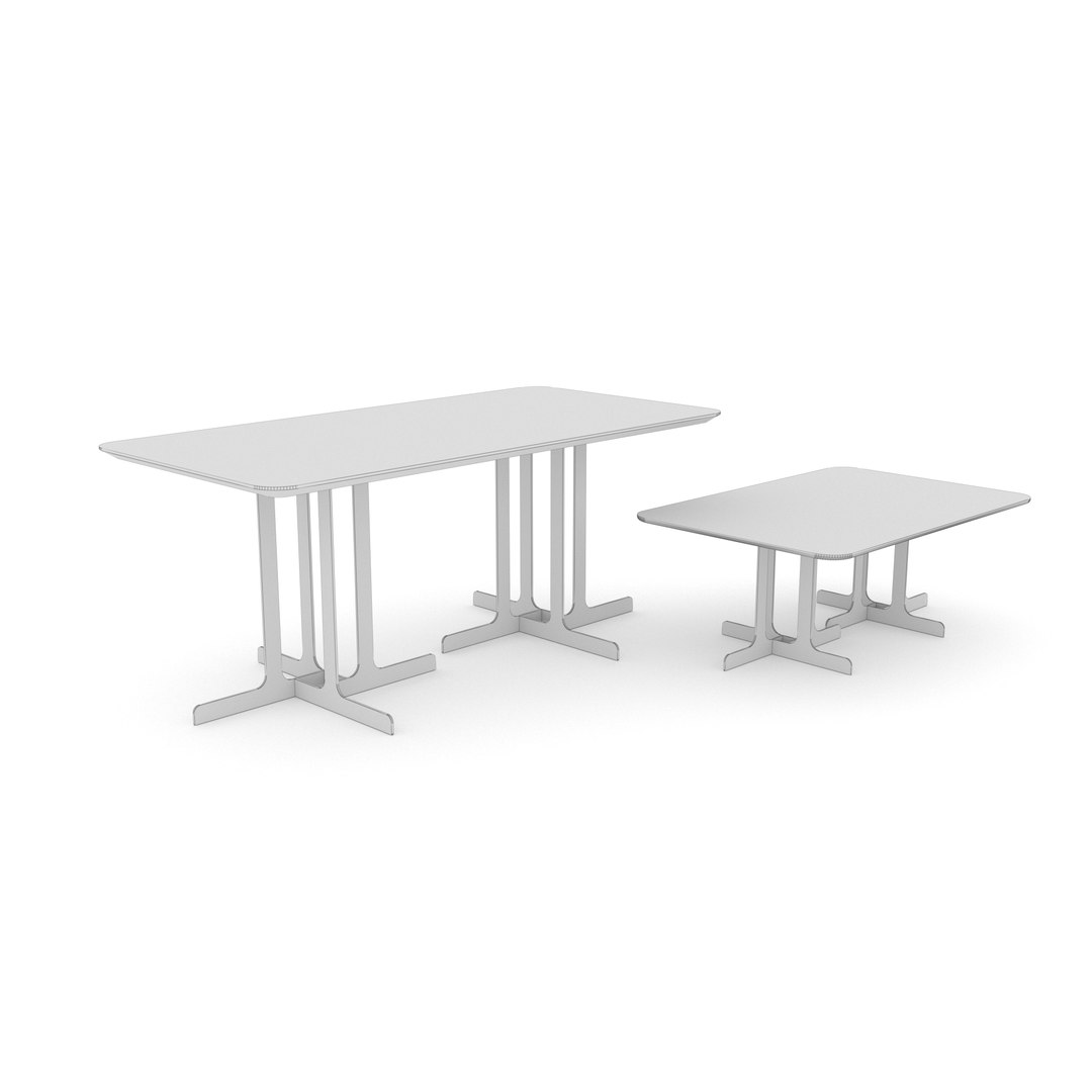 3D Model Metal Leg Table - TurboSquid 2245514
