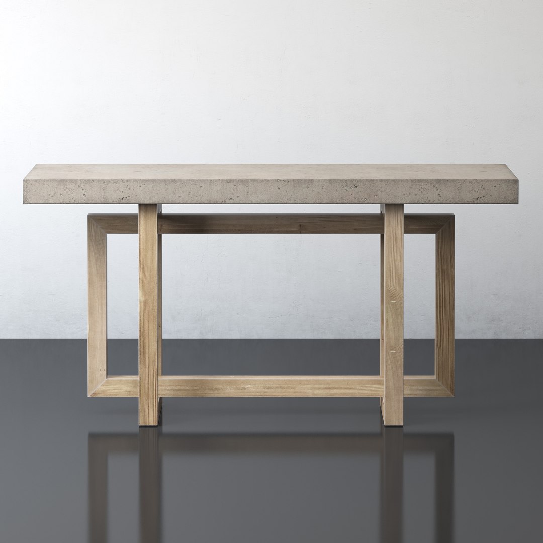 Heston Console Table 3D model - TurboSquid 2021168