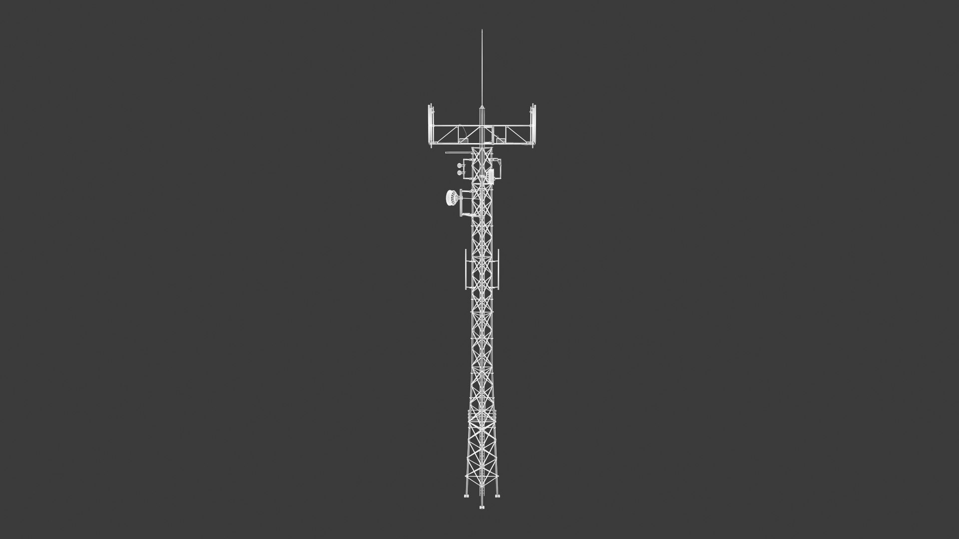 3D Telecommunication Tower 05 - TurboSquid 1714808