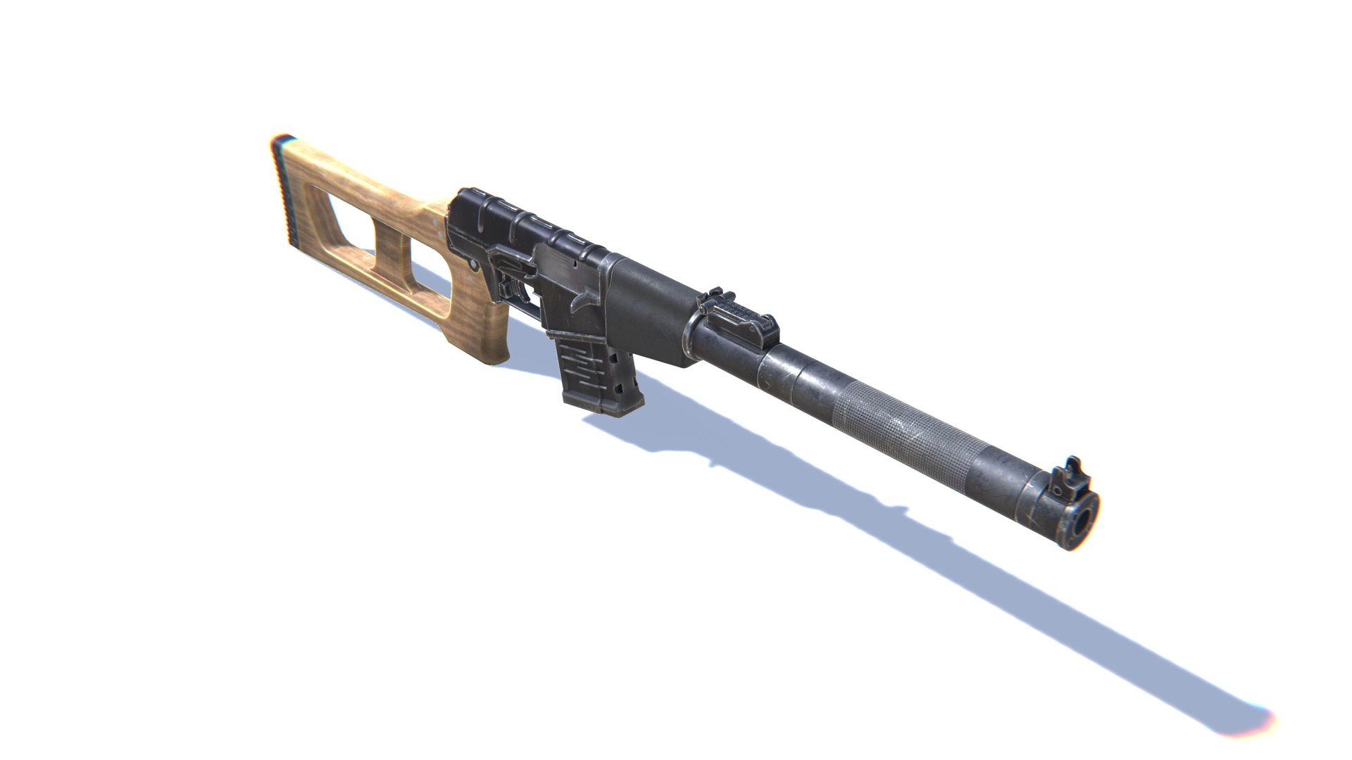 3D Special OPS Sniper Rifle VSS Vintorez Low-poly 3D Model - TurboSquid ...