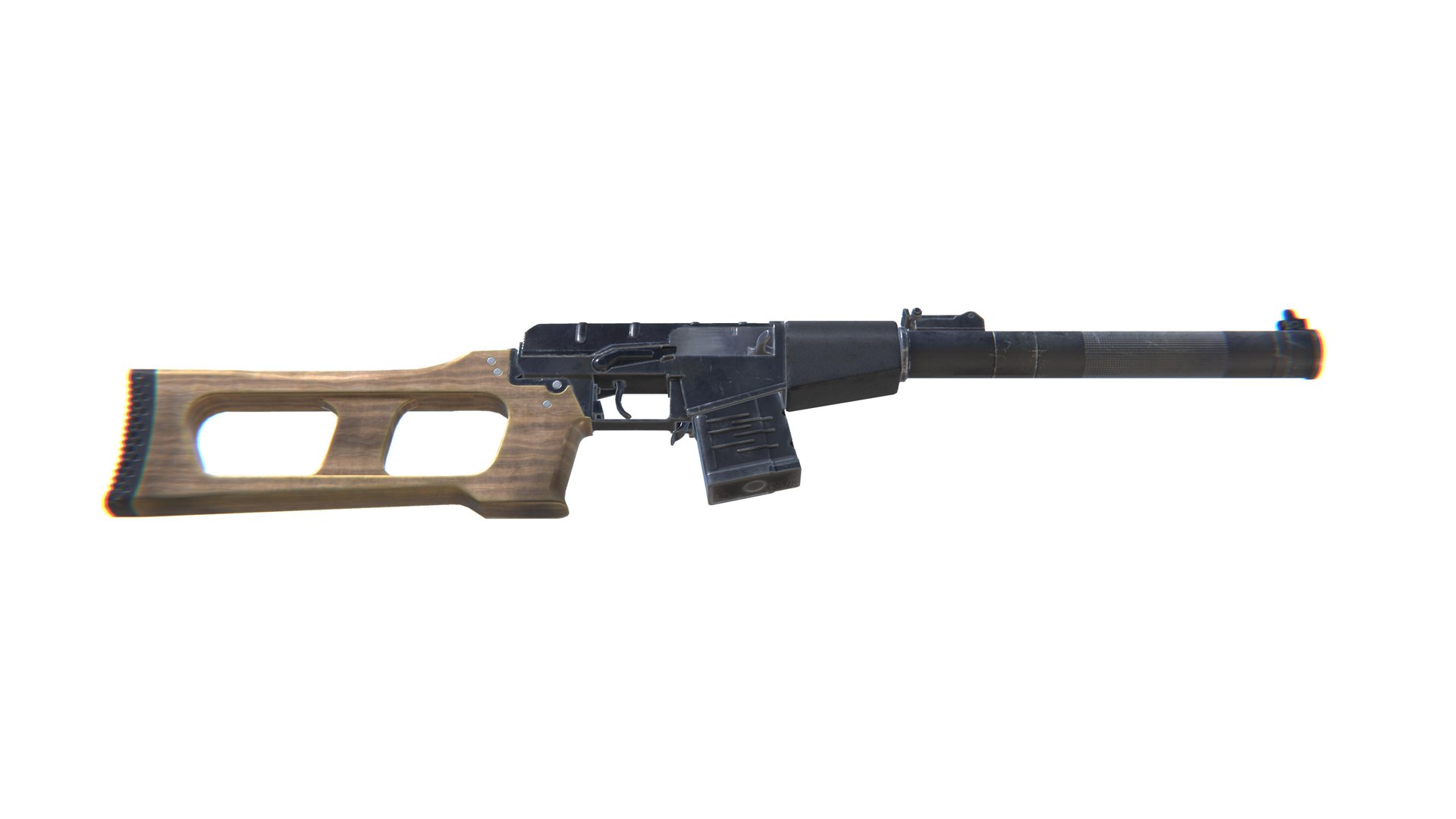 3D Special OPS Sniper Rifle VSS Vintorez Low-poly 3D Model - TurboSquid ...