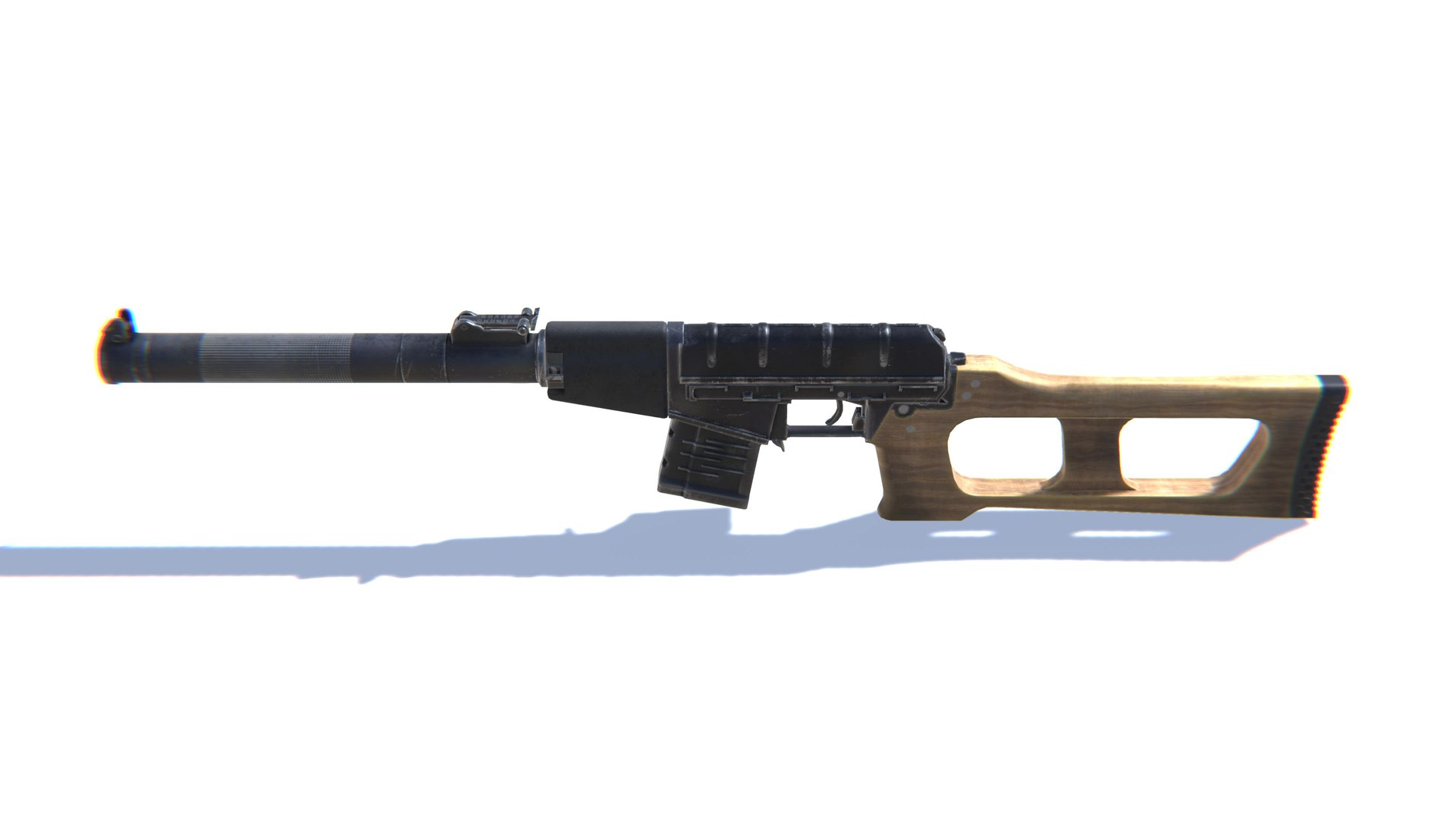 3D Special OPS Sniper Rifle VSS Vintorez Low-poly 3D Model - TurboSquid ...