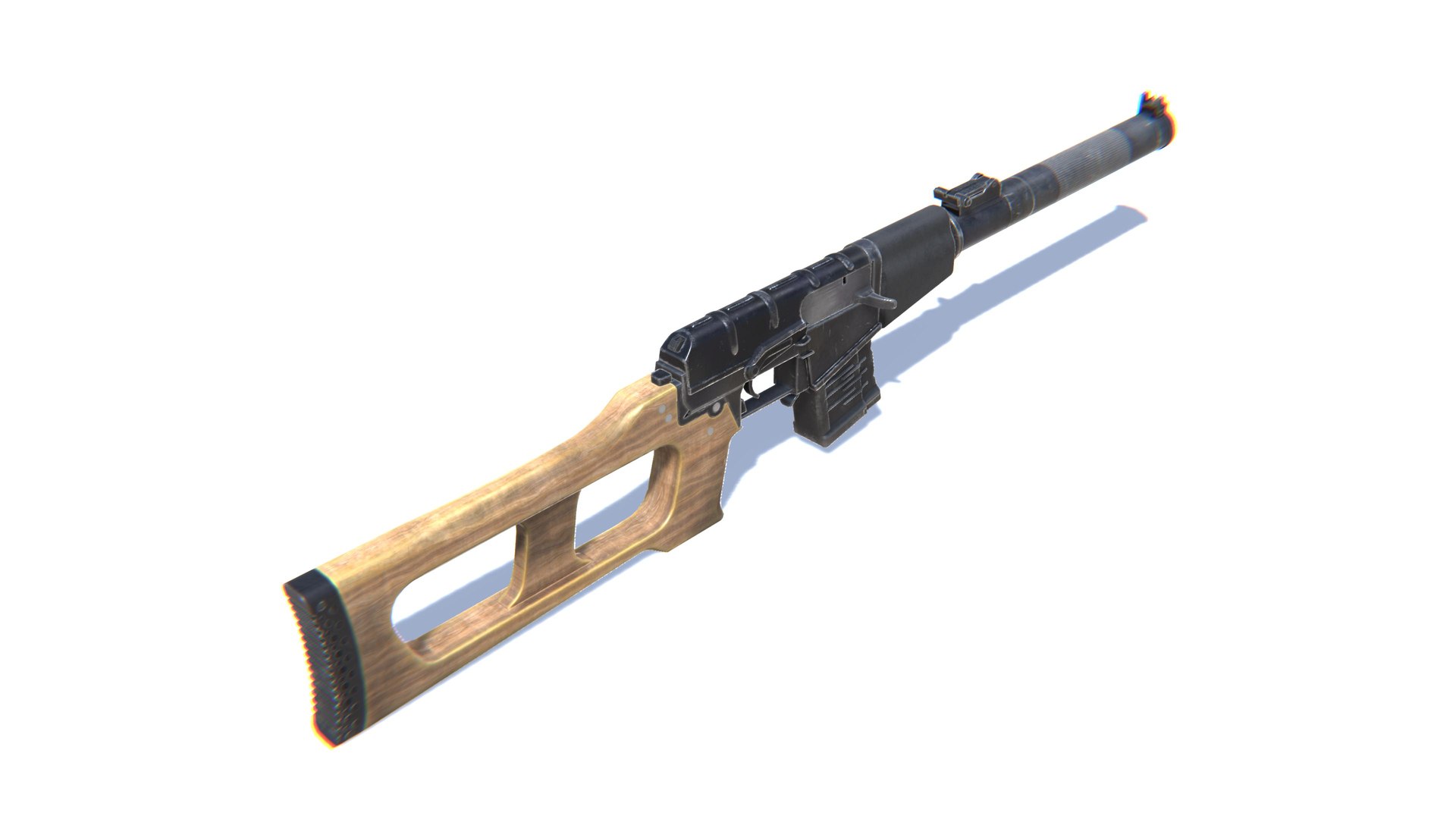 3D Special OPS Sniper Rifle VSS Vintorez Low-poly 3D Model - TurboSquid ...