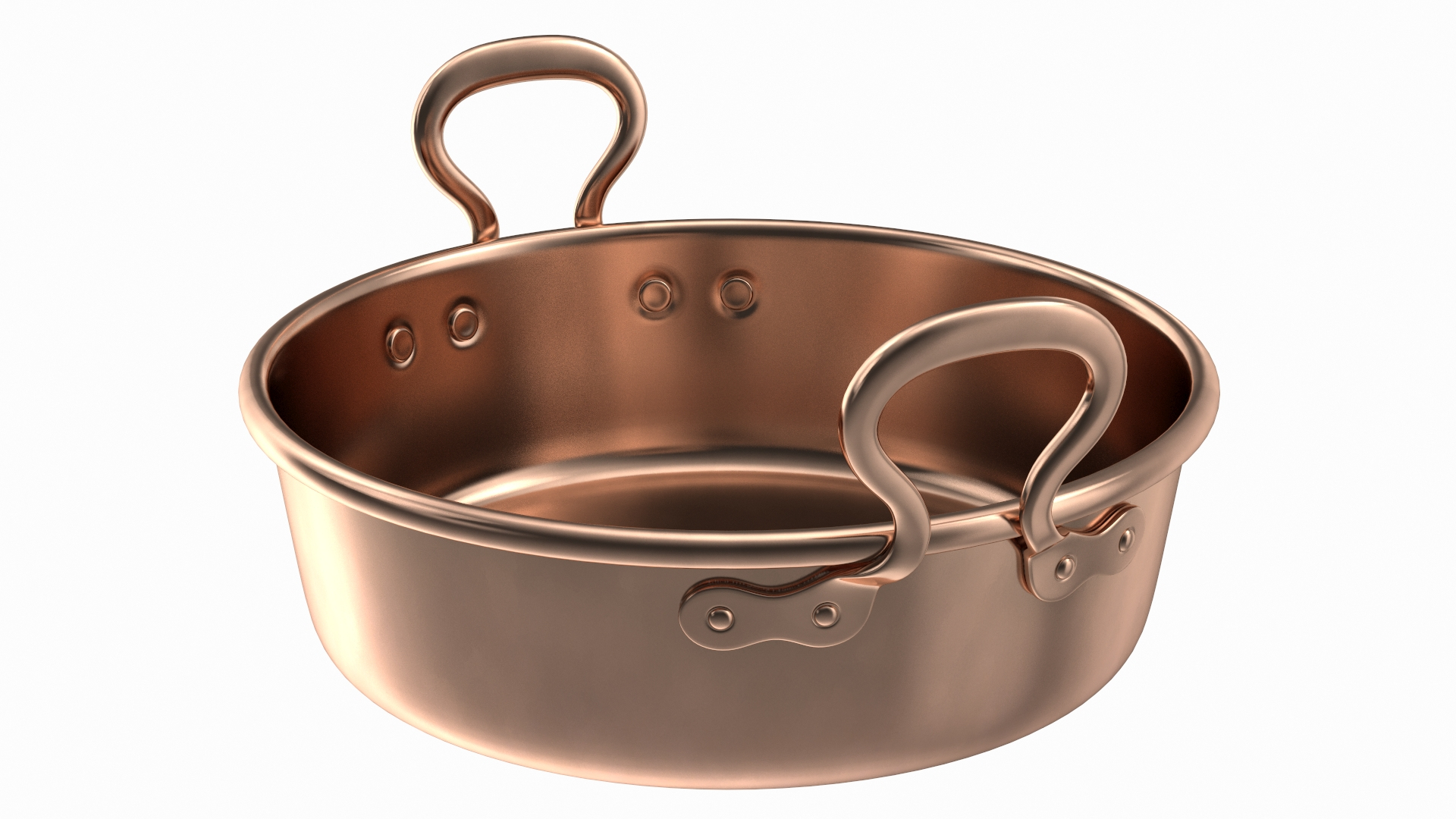 Vintage Copper Preserving Pan Model - TurboSquid 1693786