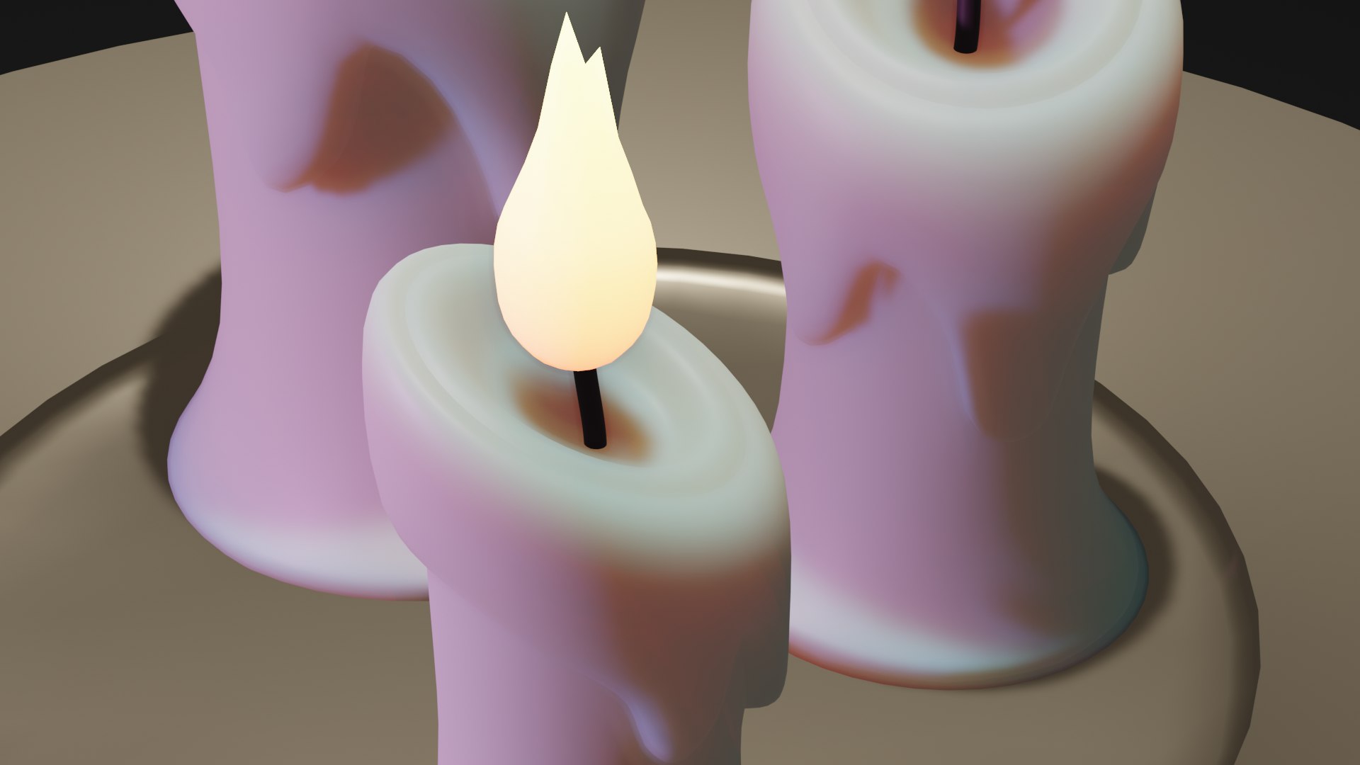 3D model Candle 3d object animation - TurboSquid 2027810