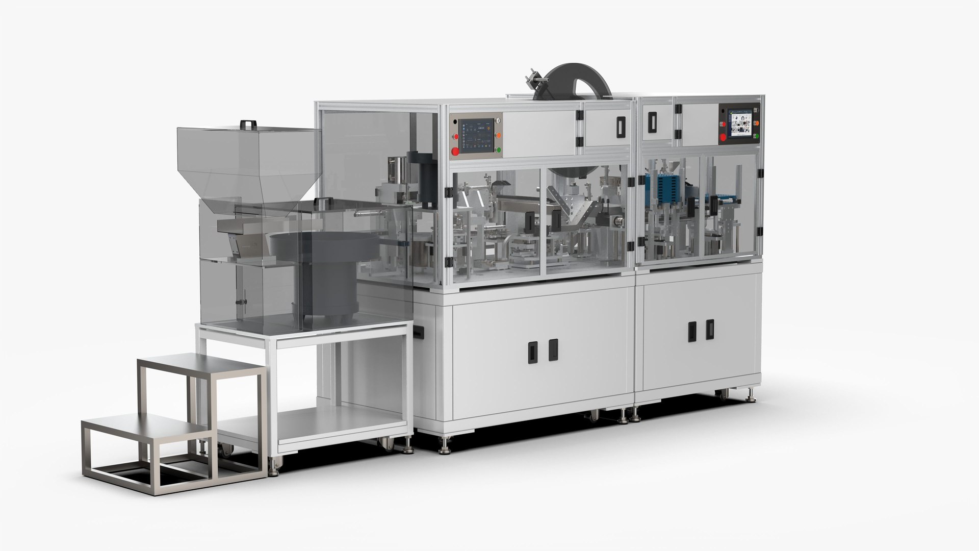 Automatic Micro Motor Assembly Machine 3D - TurboSquid 2165149