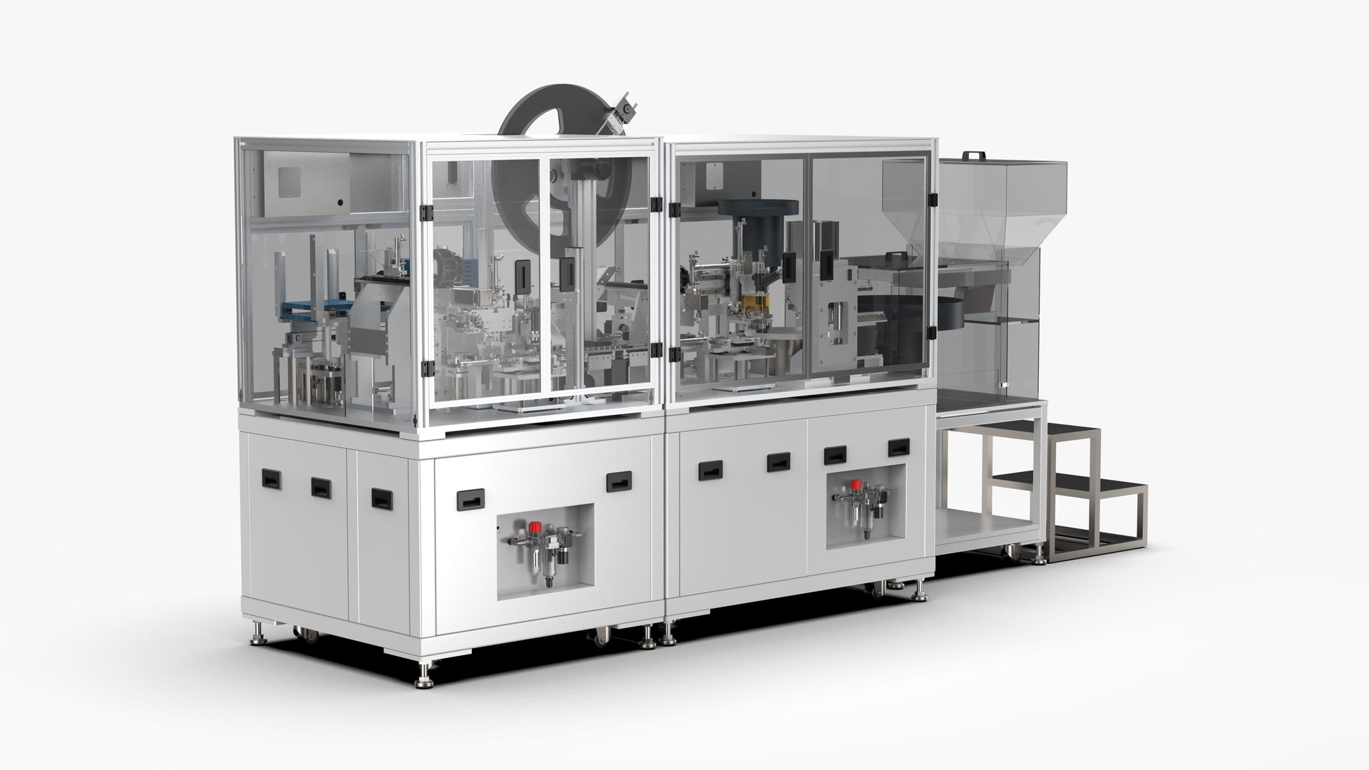 Automatic Micro Motor Assembly Machine 3D - TurboSquid 2165149