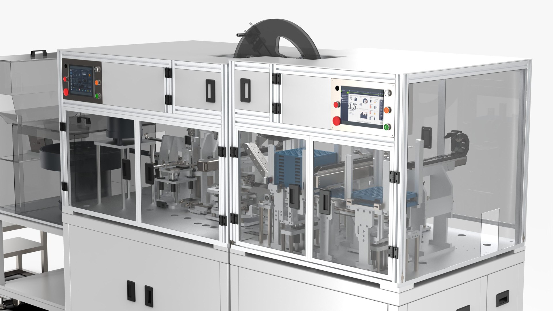 Automatic Micro Motor Assembly Machine 3D - TurboSquid 2165149