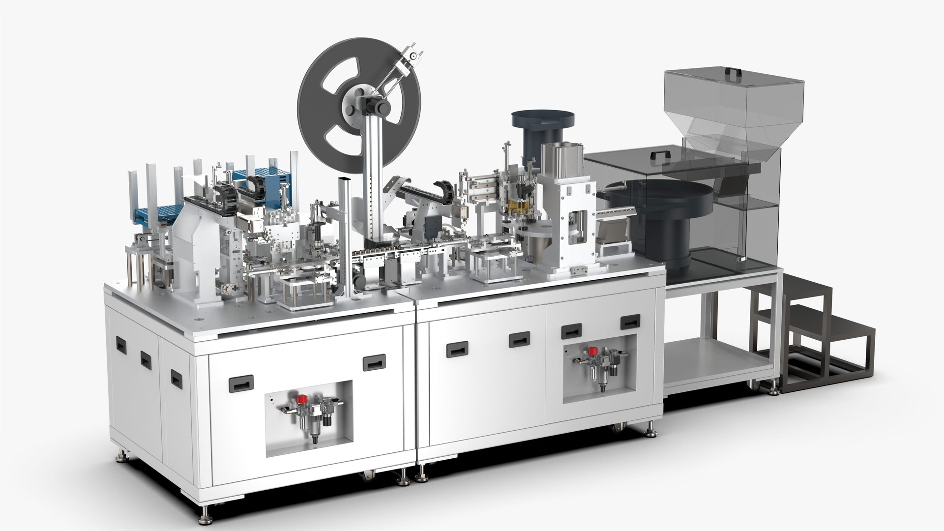 Automatic Micro Motor Assembly Machine 3D - TurboSquid 2165149