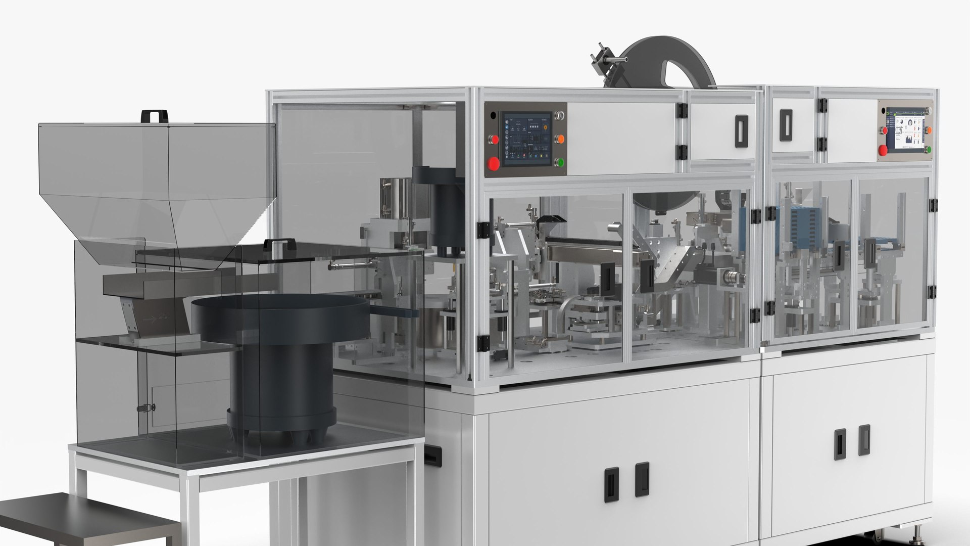 Automatic Micro Motor Assembly Machine 3D - TurboSquid 2165149