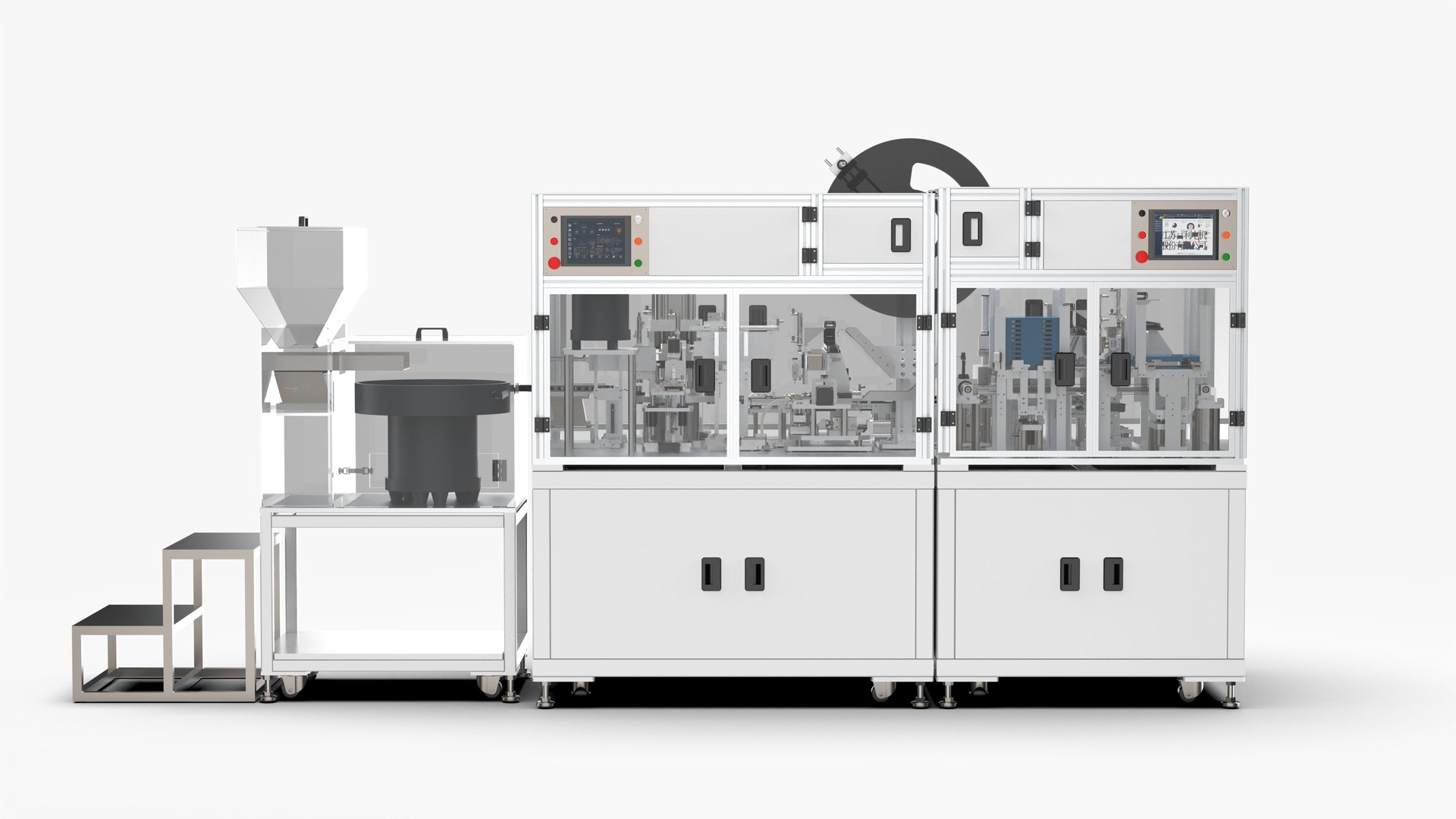 Automatic Micro Motor Assembly Machine 3D - TurboSquid 2165149