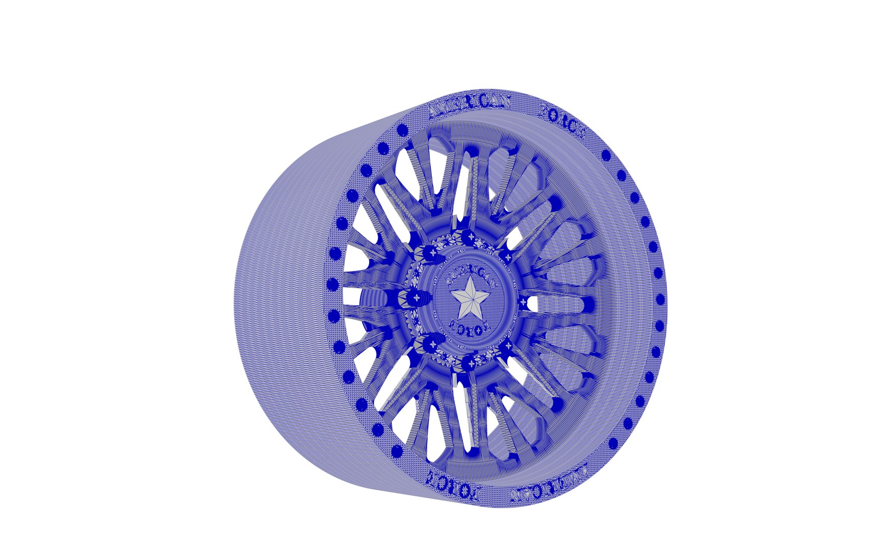 3D AMERICAN FORCE CKH36 BLASTER CC wheel rim - TurboSquid 2147504