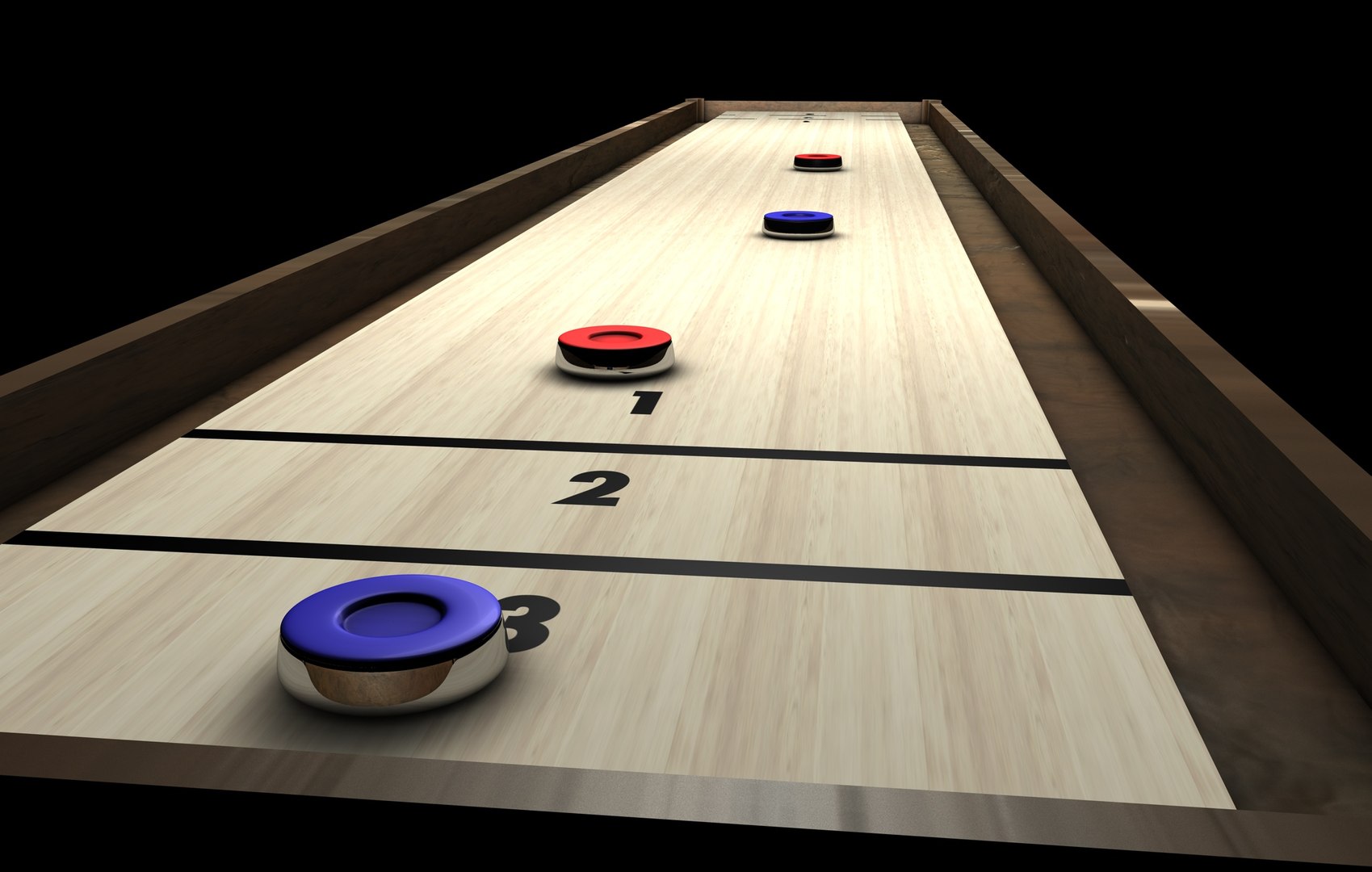 3d Shuffleboard Shuffle Board