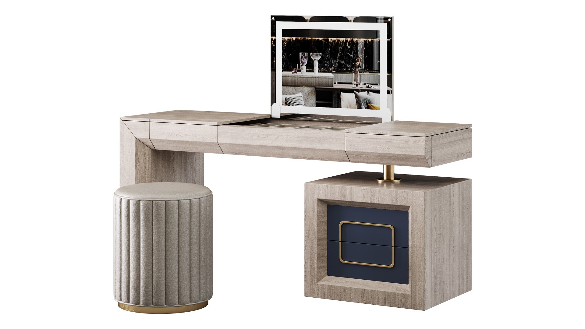 3D Dressing Table 02 Model - TurboSquid 2346970