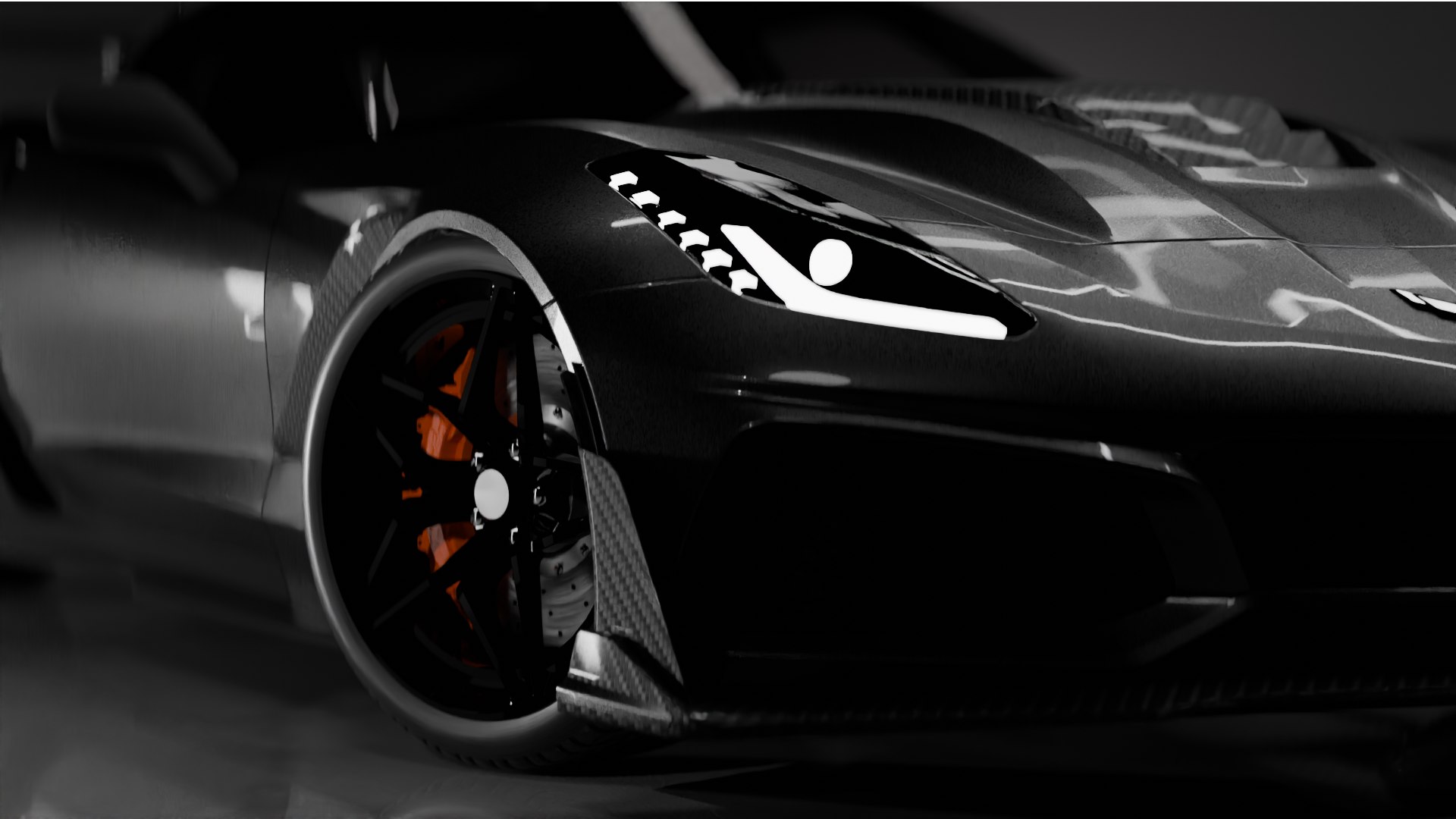 Corvette C7 ZR1 - Blacked Out Nacev - Rigged 3D - TurboSquid 2274147