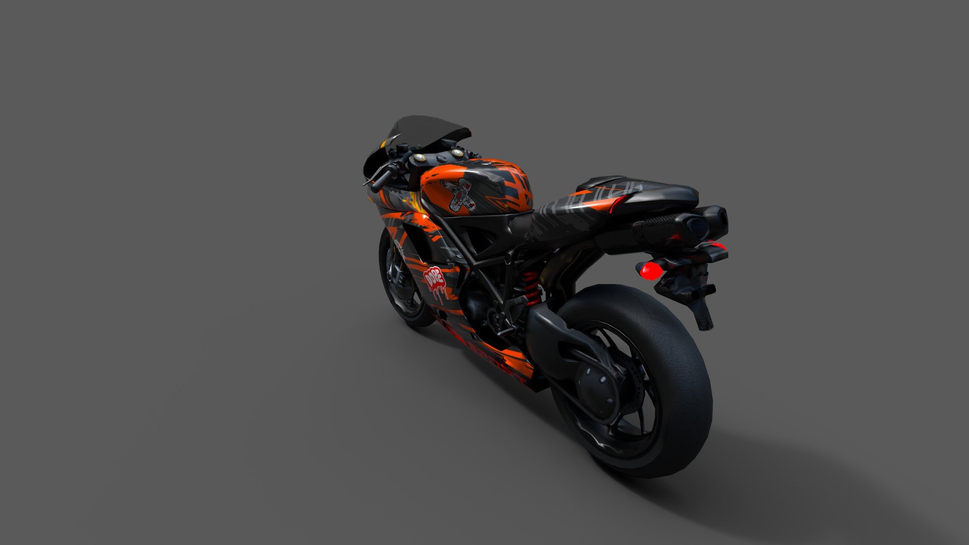 3D Generic 2000s Sport Bike X1 3D Low Poly Model With 4k PBR Textures - TurboSquid 2182861